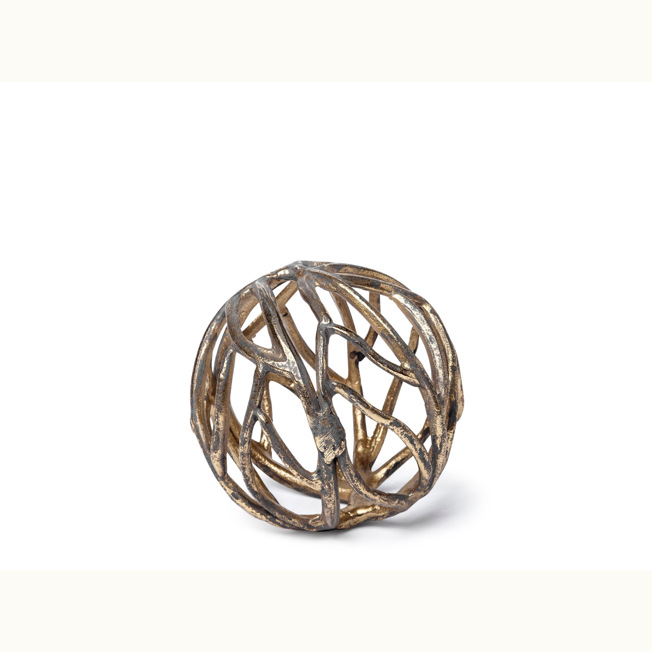Gold Aluminum Tree Branch Orb – Mix Home Mercantile